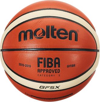 Molten Spielball Orange Gr. 5 Basketball, mehefarbig (Orange/Ivory), 5