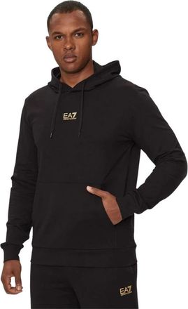 Emporio Armani Emporio Armani Ea7, Homme, Sweatshirts et sweats &agrave; capuche, Noir, Taille: L SweaT-shirts &agrave; capuche