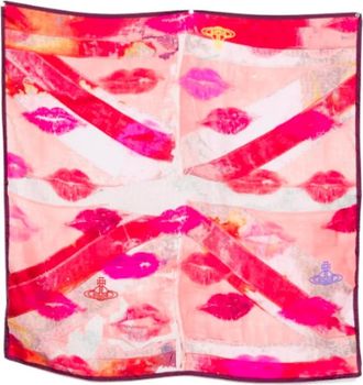 Vivienne Westwood Femme, Accessoires, Multicolore, Taille: ONE Size Carr&eacute; en soie