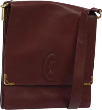 Cartier Pre-owned Cuir sacs-ports-paule - Femme - Pre-owned - Rouge - Taille: ONE Size