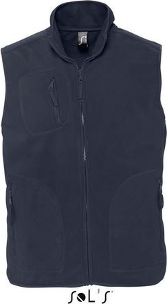 SOLS Fleeceweste Norway &auml;rmellos schwarz Gr