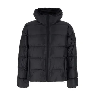 Aspesi Homme, Vestes, Noir, Taille: M Veste matelass&eacute;e avec fermeture &eacute;clair sur le devant et capuche