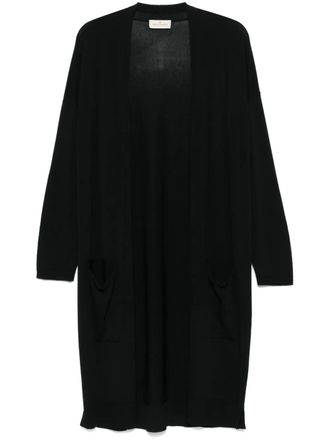 Bruno Manetti manteau en maille fine - Noir