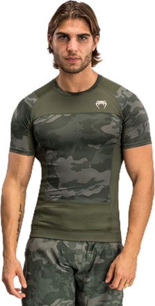 Venum Rashguard für Herren, kurzärmelig, Army Camouflage, XL