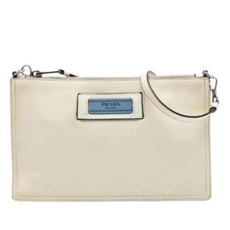 Prada Pre-owned Etiquette Shoulder Bag - - Pre-owned - Damen - Wei&szlig; - ONE SIZE