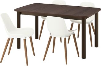 IKEA STRANDTORP / GRÖNSTA Tisch und 4 Stühle
