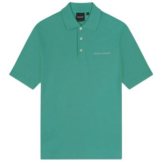 Lyle & Scott Poloshirt mit schlichtem, besticktem Logo in Wilton-Grun