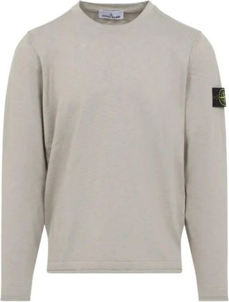 Stone Island Homme, Sweatshirts et sweats &agrave; capuche, Gris, Taille: 2XL Pull Classique Col Rond