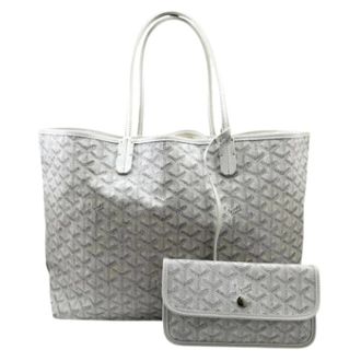 Goyard Pre-owned Vintage Shoulder Tote - Femme - Pre-owned - Blanc - Taille: ONE Size