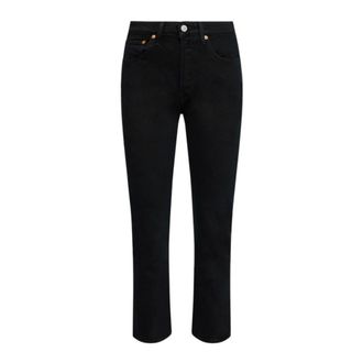 Levi's Femme, Jeans, Noir, Taille: W31 L28 501 Original Cropped Jeans