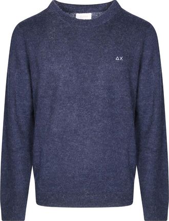 Sun 68 Maglia in Alpaca - - Knitwear - Herren - Blau - M