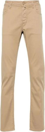 Jacob Cohen Homme, Pantalons, Beige, Taille: W31 Pantalon Coupe Slim Bard