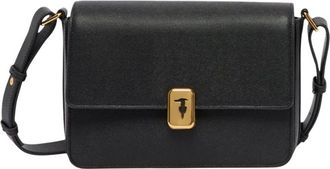 Trussardi Femme, Sacs, Noir, Taille: ONE Size Sac Bandouli&egrave;re Cameo