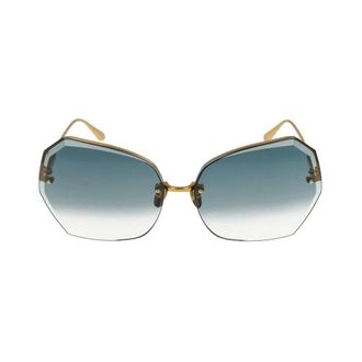 Linda Farrow Lila C2 Gelb Gold Sonnenbrille - - Accessories - Damen - Gelb - 69 MM