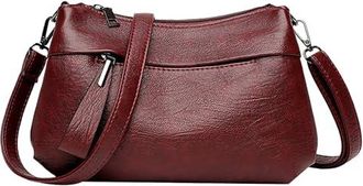 Generic Moyen Sac Femme Version Cor&eacute;enne De La Mode Simple &Eacute;paule Bandouli&egrave;re Sac M&egrave;re Atmosph&egrave;re Tout Sac Petites Filles Sac &agrave; Bandouli&egrave;re, Rouge, taille uni