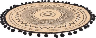 Artibetter Kreatives Tischset 40cm aus Hitzebest&auml;ndigem Jutematerial Dekorative Tischunterlage f&uuml;r Haushalt Fest und Hotel