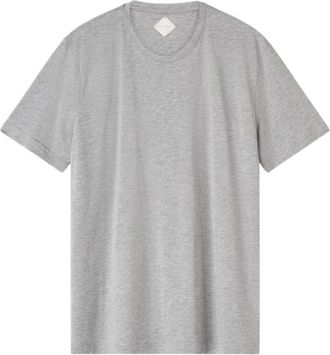 Pal Zileri Homme, Tops, Gris, Taille: XL T-shirt en jersey de coton ultra-l&eacute;ger