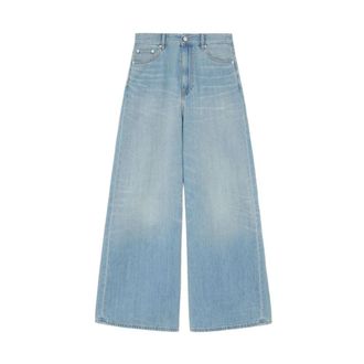 Ganni Baggy Jeans - - Jeans - Damen - Blau - W28