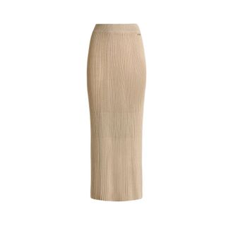 Kiton Neutrale Beige Woll Bleistiftrock - - Skirts - Damen - Beige - L