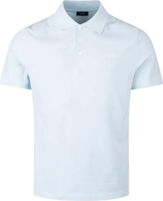 A.P.C. A.p.c., Homme, Tops, Bleu, Taille: XL Polo Standard