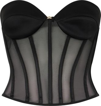 Elisabetta Franchi Femme, Tops, Noir, Taille: 38 FR Hauts