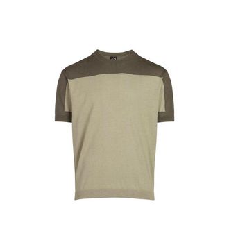 A|X Armani Exchange Pull manches courtes en lin et coton