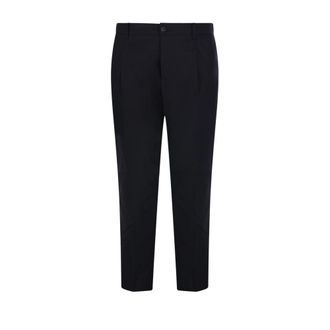 Entre Amis Homme, Pantalons, Bleu, Taille: W38 Pantalon Pliss&eacute;