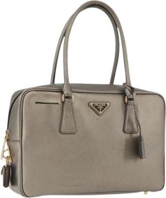 Prada Sac &agrave; main vintage Pre-owned - Femme - Pre-owned - Jaune - Taille: ONE Size