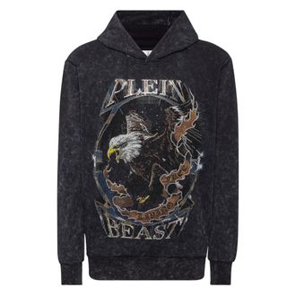 Philipp Plein Hoodie Sweatshirt - - Sweatshirts & Hoodies - Herren - Schwarzk - 3XL