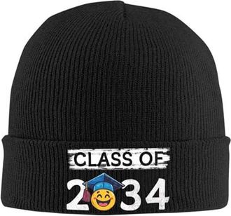 Generic Bonnet en Tricot 2034, Remise des Dipl&ocirc;mes des &Eacute;l&egrave;ves De Terminale De 2034 Thermique Beanie Doux Bonnet Hiver pour Ext&eacute;rieur Sport D&eacute;contract&eacute;e
