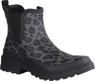 Verbenas 9302180945 Lua Mate Animal - Damen Chelsea Boots - Black-Leo-Black, Gr&ouml;&szlig;e:38 EU