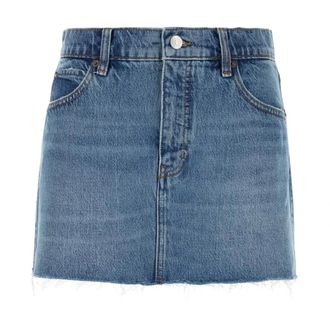 Frame Denim Femme, Jupes, Bleu, Taille: W27 La Mini-Jupe en Denim