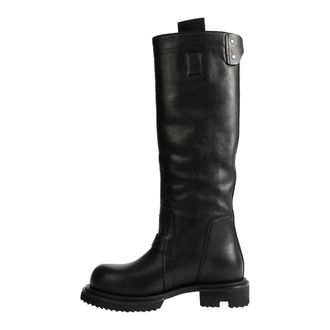 Rick Owens Kniehohe Gabe Stiefel zum Hineinschl&uuml;pfen - - Shoes - Damen - Schwarzk - 38 EU