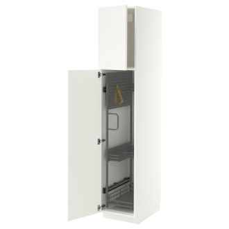 IKEA METOD Hochschrank mit Putzschrankeinr