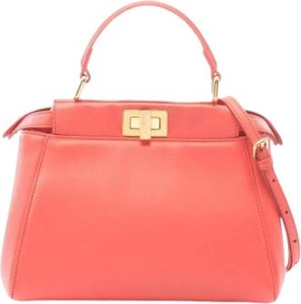 Fendi Sac &agrave; main vintage doccasion - Femme - Pre-owned - Orange - Taille: ONE Size
