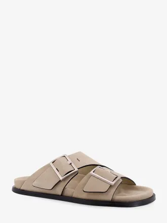 Alohas Womens Sandals Alba Suede Beige