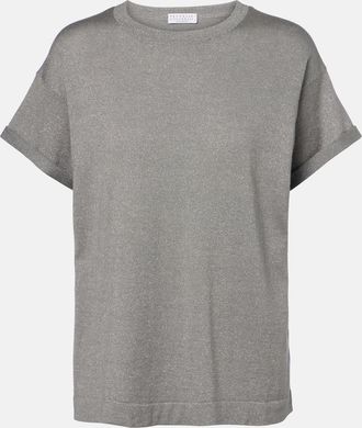 Brunello Cucinelli T-Shirt aus einem Kaschmirgemisch