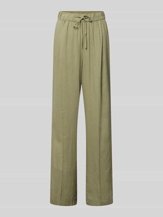 s.Oliver Red Label Relaxed Fit Weite Hose aus Leinen-Viskose-Mix