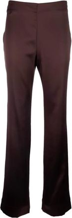Pinko Pinko, Femme, Pantalons, Brun, Taille: 38 FR Pinolo Wide Pantalons