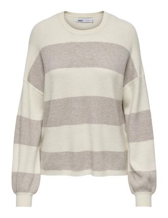 Only Onlatia L/S Stripe Pullover KNT Noos