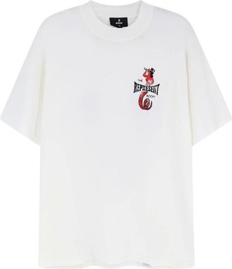 Represent Represent, Homme, Tops, Blanc, Taille: M The Viper Room Dice T-Shirt