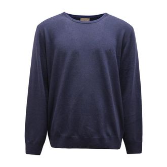 Brooksfield Wollpullover Made in Italy - - Knitwear - Herren - Blau - 4XL