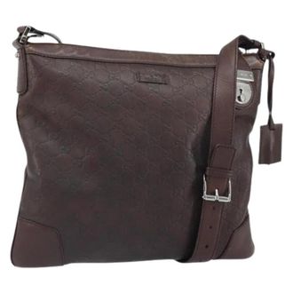 Gucci Pre-owned Canvas Umh&auml;ngetasche - - Pre-owned - Damen - Braun - ONE SIZE