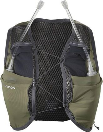 Salomon Rucksack ACTIVE SKIN 8W wth flasks DUSKY GREEN/EB
