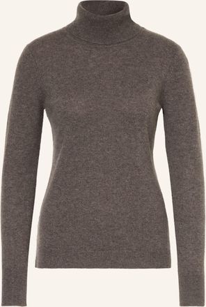 Darling Harbour Darling Harbour Rollkragenpullover Aus Cashmere braun