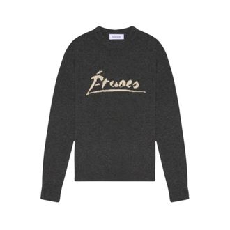 &Eacute;tudes Studio Yak Rundhals Pullover - - Knitwear - Herren - Grau - L