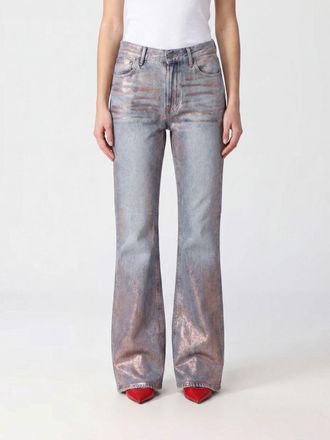 Acne Studios Five-Pocket Flared Jeans aus Denim mit Glitter-Finish