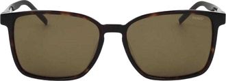 HUGO BOSS HG1128 0086 QT Sonnenbrille f&uuml;r Herren (Havannabraun/Gr&uuml;n)