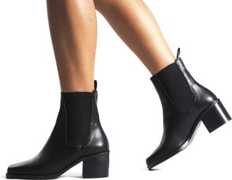 L'Intervalle Damen Marseille Kurzschaft Stiefel, Schwarz (Black 001)