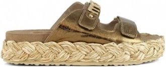 Mou Femme, Chaussures, Brun, Taille: 39 EU Sandalia Raffia Braid